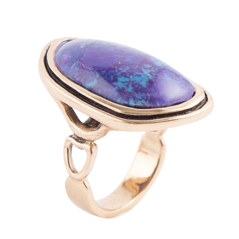 Purple Turquoise Statement Ring – Luv Livia